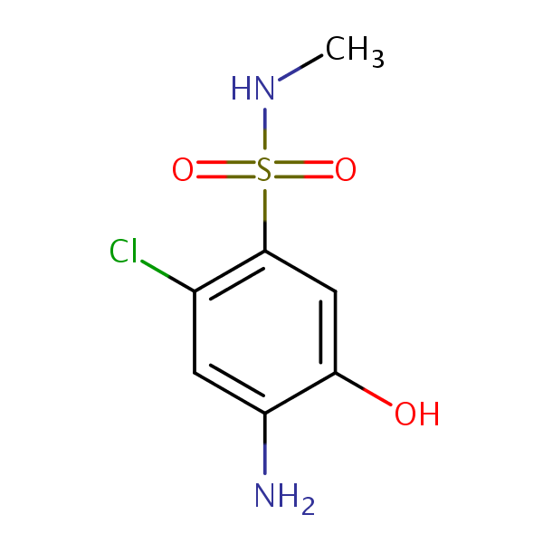 4-Amino-2-chloro-5-hydroxy-N-methylbenzenesulphonamide | SIELC Technologies