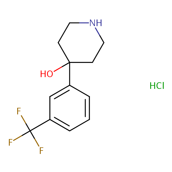 4-Piperidinol, 4-(3-(trifluoromethyl)phenyl)-, hydrochloride | SIELC ...