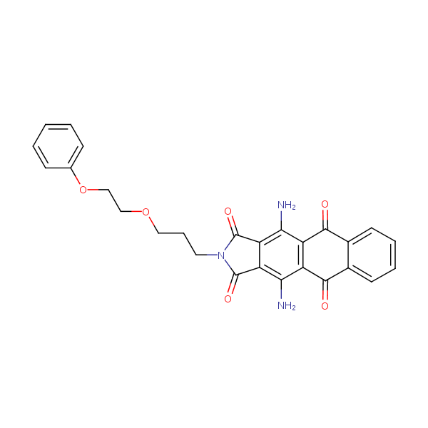 4,11-Diamino-2-(3-(2-phenoxyethoxy)propyl)-1H-naphth(2,3-f)isoindole-1 ...