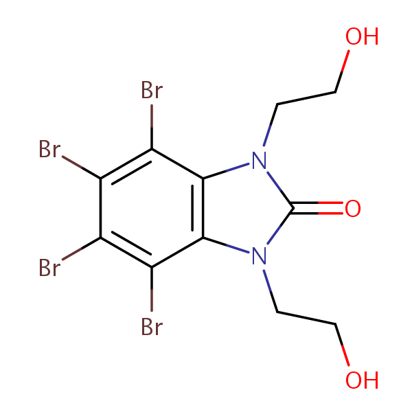 4,5,6,7-Tetrabromo-1,3-dihydro-1,3-bis(2-hydroxyethyl)-2H-benzimidazol ...