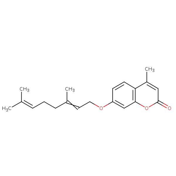 7-[(3,7-Dimethylocta-2,6-dienyl)oxy]-4-methyl-2-benzopyrone | SIELC Technologies