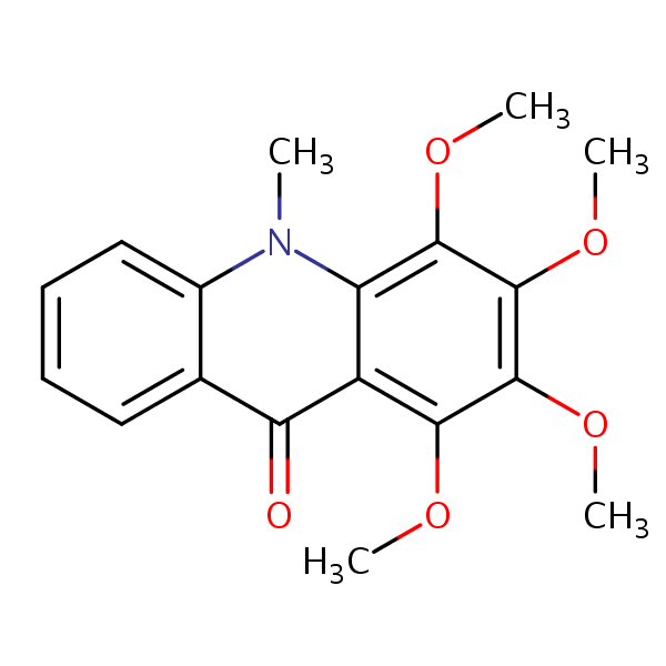 9(10H)-Acridinone, 1,2,3,4-tetramethoxy-10-methyl- | SIELC Technologies
