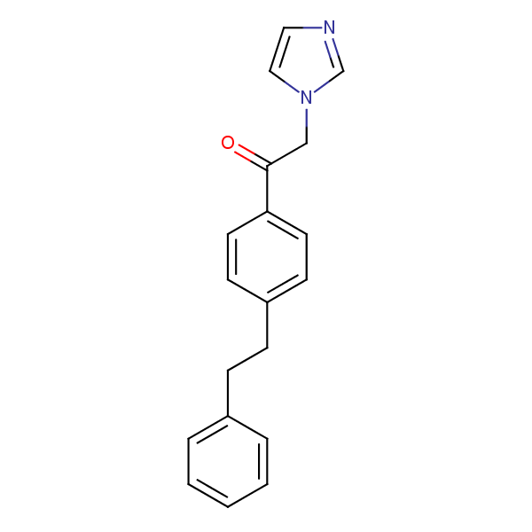 Acetophenone, 2-(1-imidazolyl)-4’-phenethyl- | SIELC Technologies