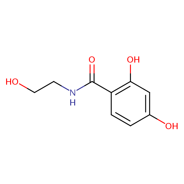 Benzamide, 2,4-dihydroxy-N-(2-hydroxyethyl)- | SIELC Technologies