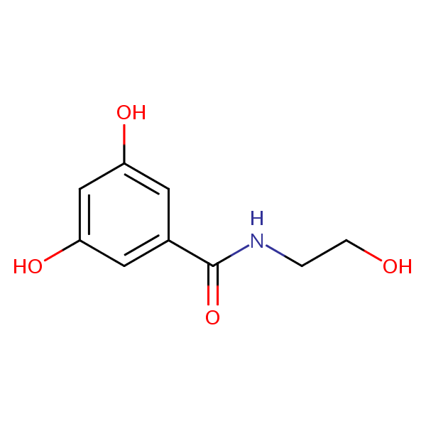 Benzamide, 3,5-dihydroxy-N-(2-hydroxyethyl)- | SIELC Technologies