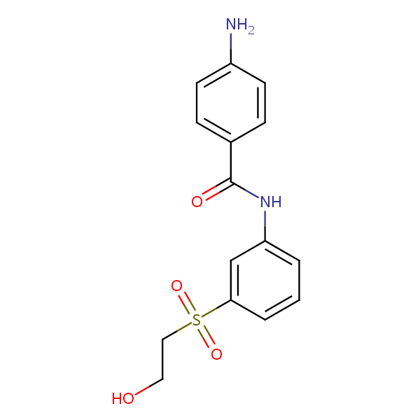 Benzamide, 4-amino-N-[3-[(2-hydroxyethyl)sulfonyl]phenyl]- | SIELC ...