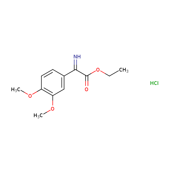 Benzeneacetic acid, .alpha.-imino-3,4-dimethoxy-, ethyl ester, hydrochloride | SIELC Technologies