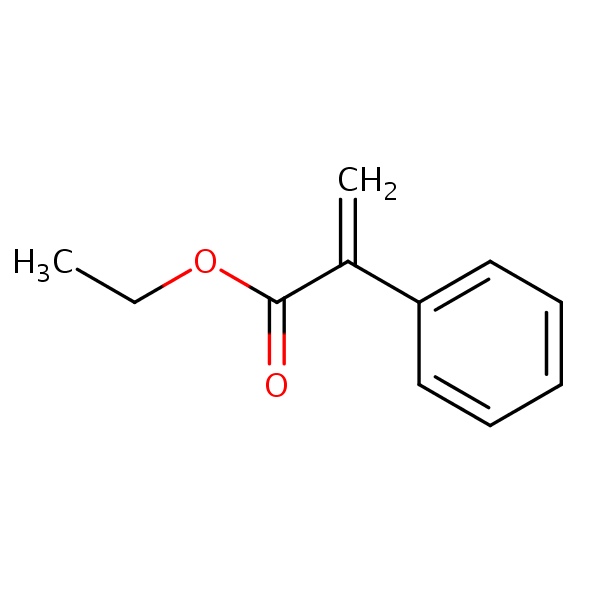 Benzeneacetic acid, .alpha.-methylene-, ethyl ester | SIELC Technologies