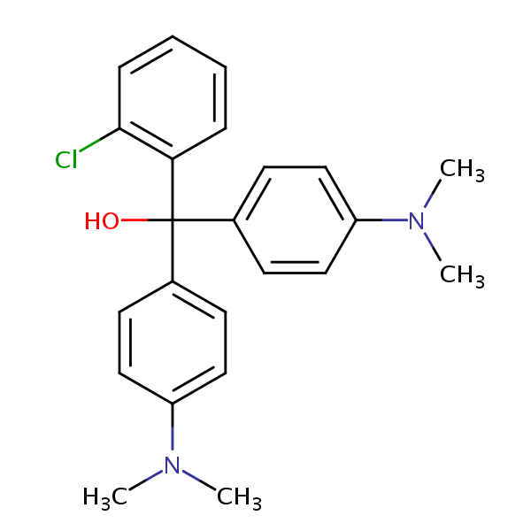 Benzenemethanol, 2-chloro-.alpha.,.alpha.-bis[4-(dimethylamino)phenyl ...