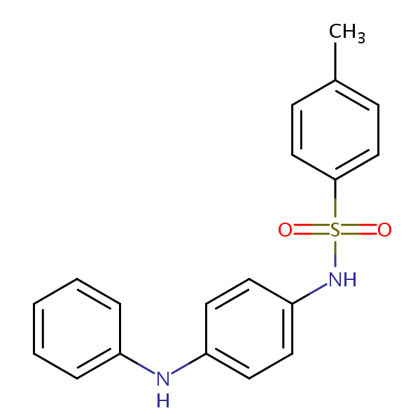 Benzenesulfonamide, 4-methyl-N-[4-(phenylamino)phenyl]- | SIELC Technologies