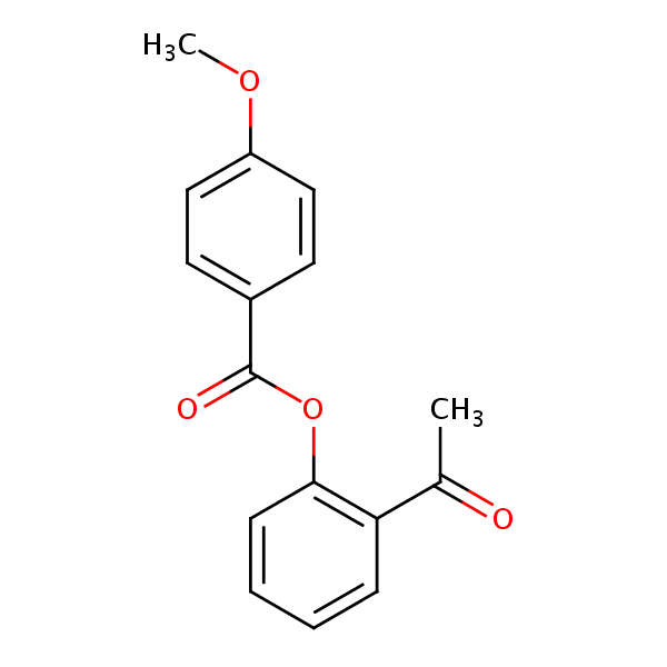 Benzoic acid, 4-methoxy-, 2-acetylphenyl ester | SIELC Technologies