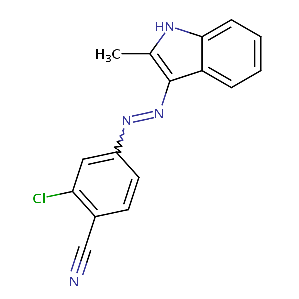 Benzonitrile, 2-chloro-4-[(2-methyl-1H-indol-3-yl)azo]- | SIELC ...