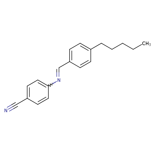 Benzonitrile, 4-[[(4-pentylphenyl)methylene]amino]- | SIELC Technologies