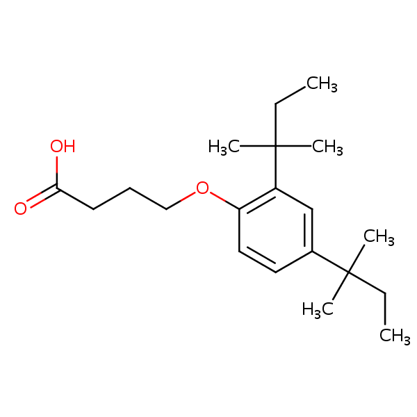 Butanoic acid, 4-[2,4-bis(1,1-dimethylpropyl)phenoxy]- | SIELC Technologies