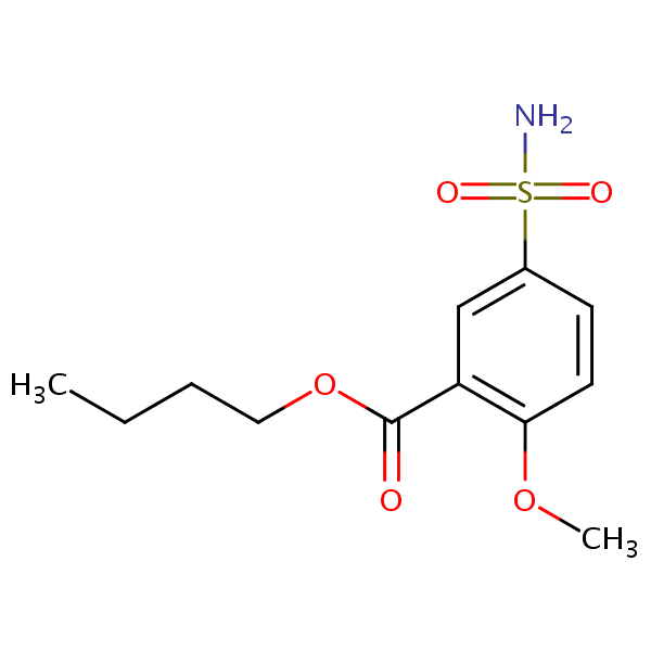 Butyl 5-sulphamoyl-o-anisate | SIELC Technologies