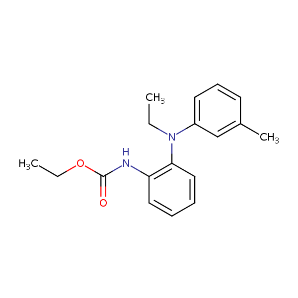 Carbamic acid, [2-[ethyl(3-methylphenyl)amino]phenyl]-, ethyl ester ...