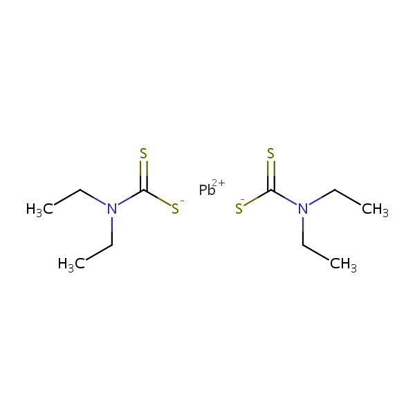 Carbamic acid, diethyldithio-, lead(II) salt | SIELC Technologies
