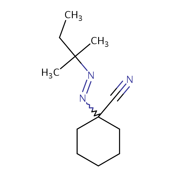 Cyclohexanecarbonitrile, 1-[(1,1-dimethylpropyl)azo]- | SIELC Technologies