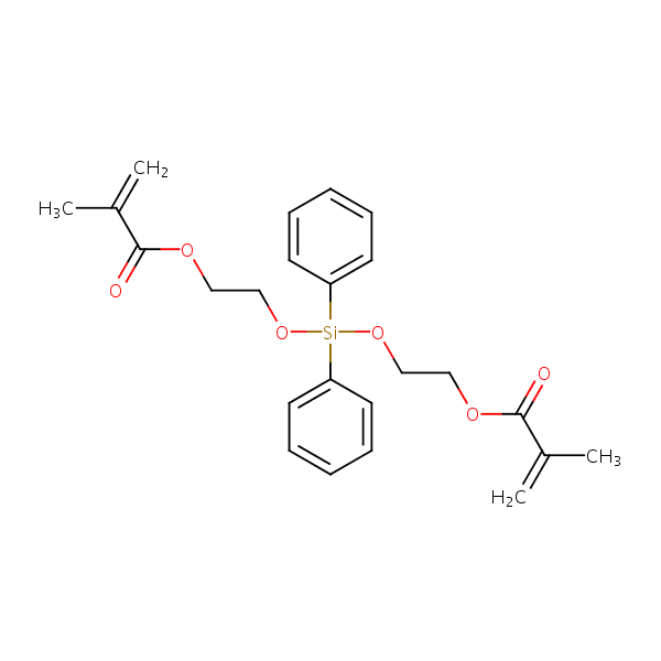 (Diphenylsilylene)bis(oxy-2,1-ethanediyl) bismethacrylate | SIELC ...