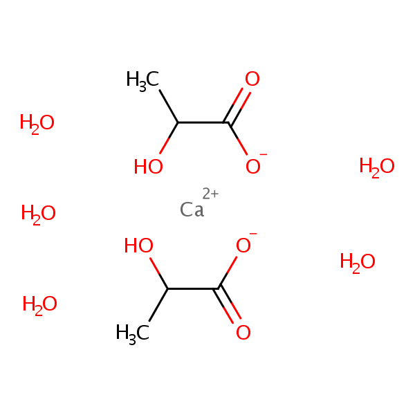 Lactic acid, calcium salt, hydrate (2:1:5) | SIELC Technologies