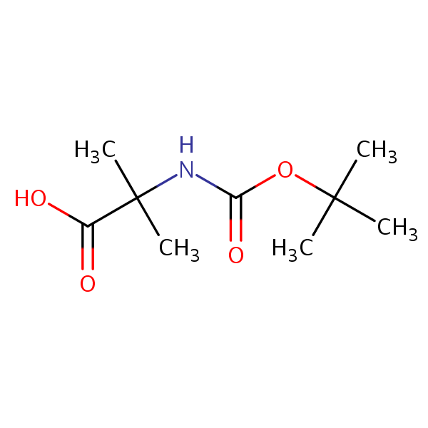 N-((1,1-Dimethylethoxy)carbonyl)-2-methyl-alanine | SIELC Technologies