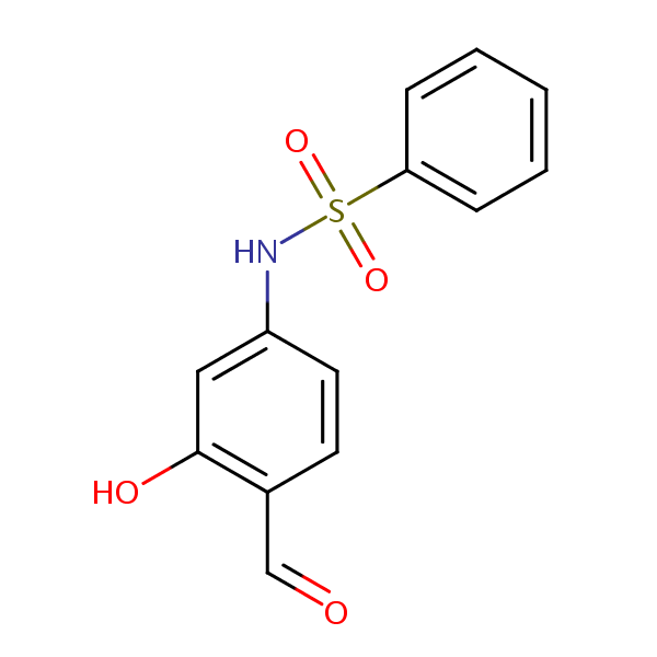 N-(4-Formyl-3-hydroxyphenyl)benzenesulphonamide | SIELC Technologies