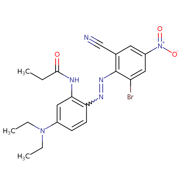 Propanamide, N-[2-[(2-bromo-6-cyano-4-nitrophenyl)azo]-5-(diethylamino ...