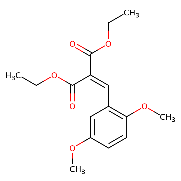 Propanedioic acid, [(2,5-dimethoxyphenyl)methylene]-, diethyl ester ...