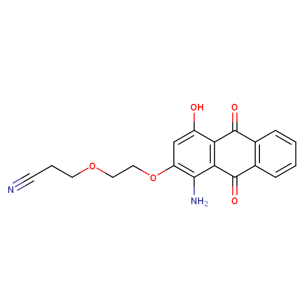 Propanenitrile, 3-[2-[(1-amino-9,10-dihydro-4-hydroxy-9,10-dioxo-2 ...