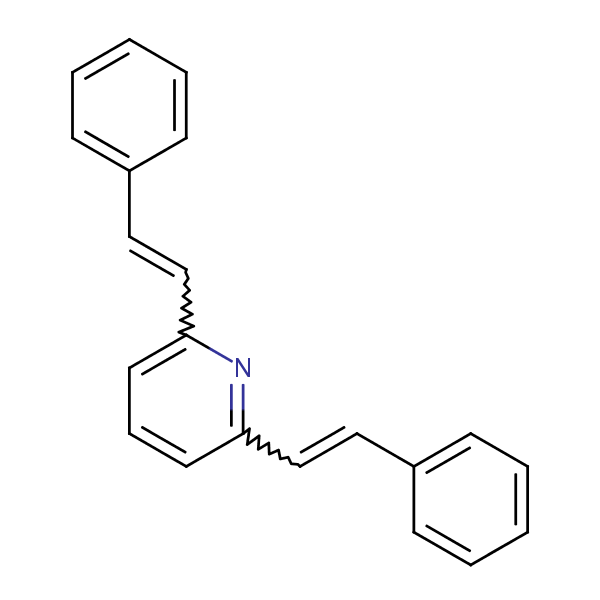 Pyridine, 2,6-bis(2-phenylethenyl)- | SIELC Technologies