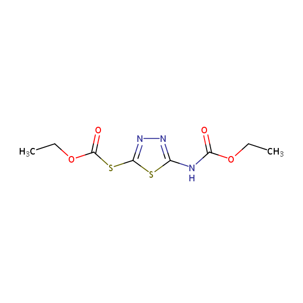 S-(5-((Ethoxycarbonyl)amino)-1,3,4-thiadiazol-2-yl) O-ethyl thiocarbonate | SIELC Technologies